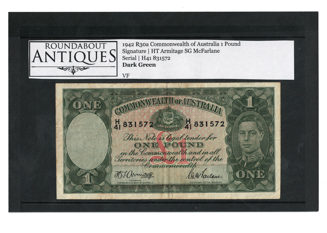 Australian Pre Decimal Coins | Bank Notes – Roundabout Antiques