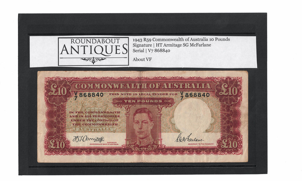 Australian Pre Decimal Coins | Bank Notes – Roundabout Antiques