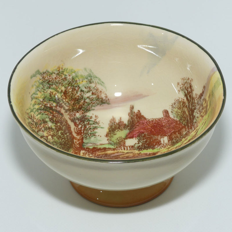 Royal Doulton Rustic England small footed bowl D5694 – Roundabout Antiques