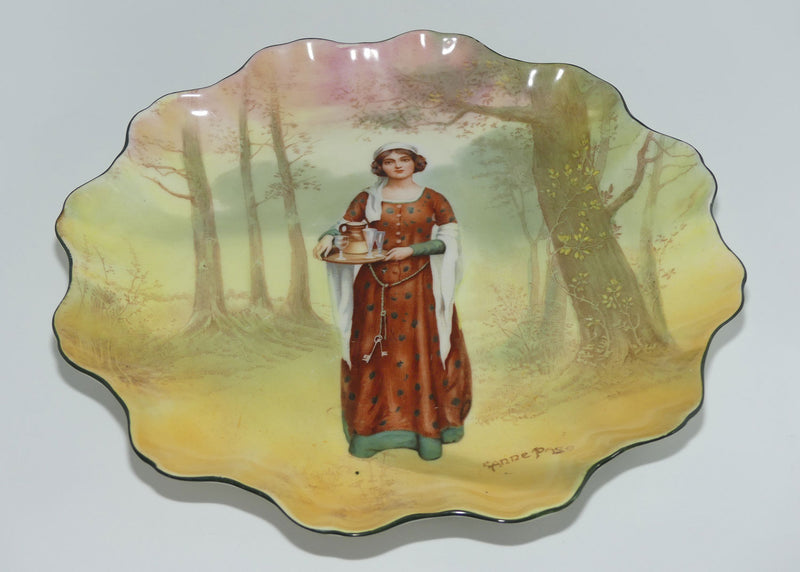 Royal Doulton Shakespearean Anne Page Stafford shape plate E7267 ...