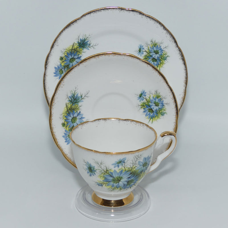 Royal Stafford Bone China Cornflower pattern trio – Roundabout Antiques