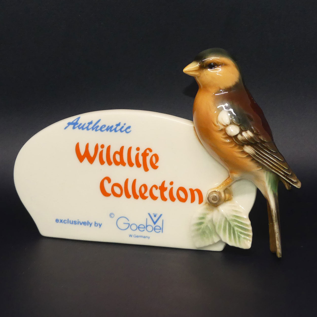 Goebel West Germany Authentic Wildlife Collection Bird plaque