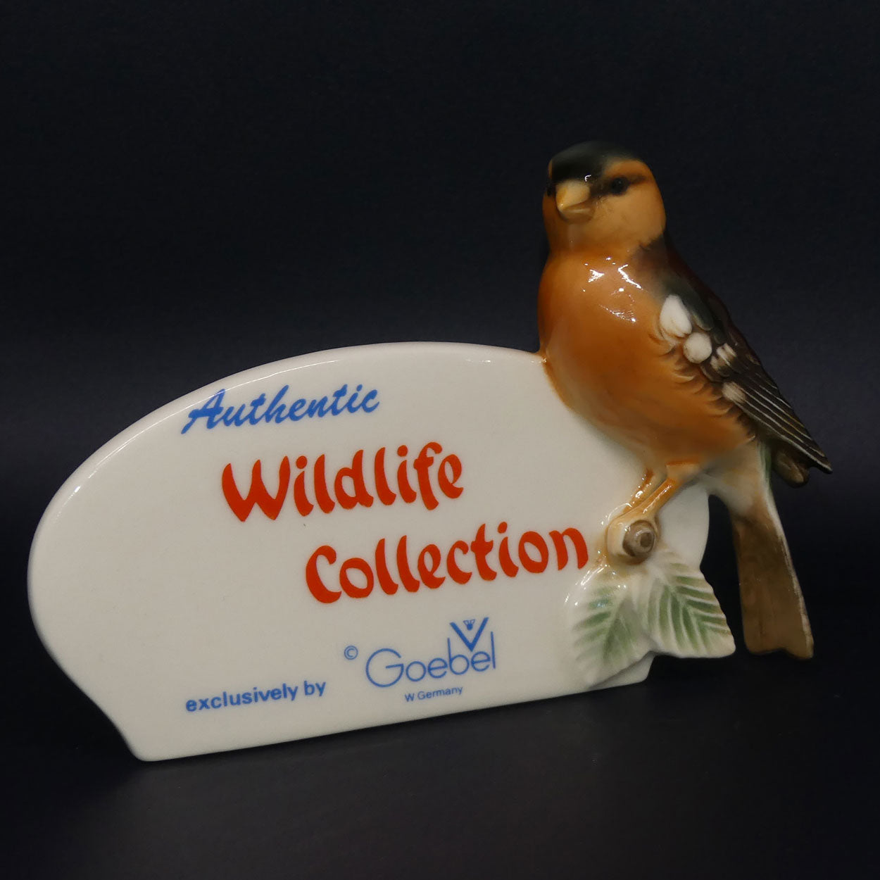 Goebel West Germany Authentic Wildlife Collection Bird plaque
