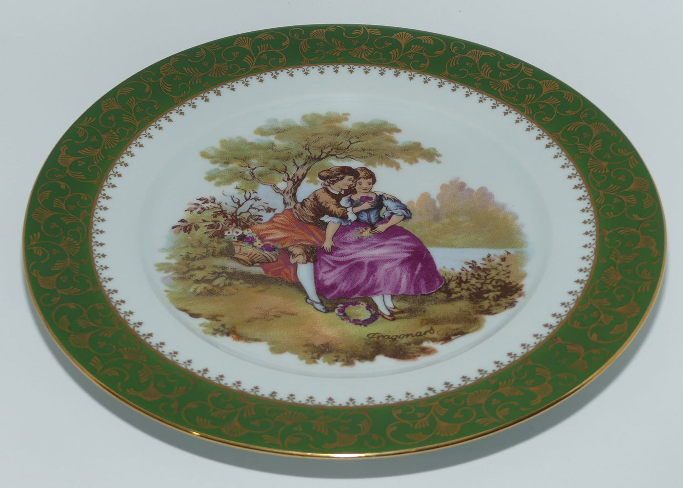 Porcelaine Limoges Castel Courting plate | 24cm | Fragonard #1 ...