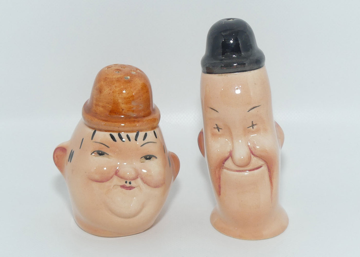 Beswick England Laurel and Hardy salt and pepper shakers – Roundabout ...