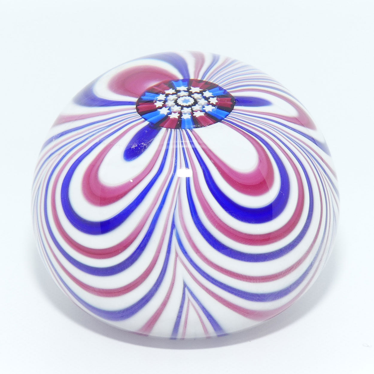 John Deacons Scotland Red White and Blue Marbrie paperweight #2 ...