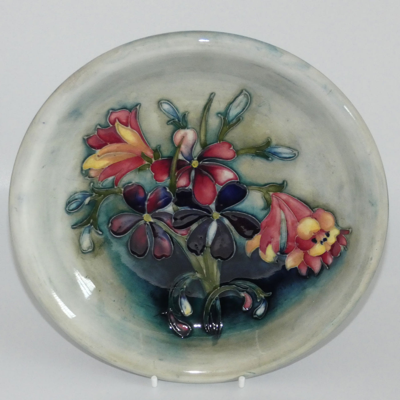 Walter Moorcroft Spring Flowers plate (shallow bowl) #2 - Walter ...