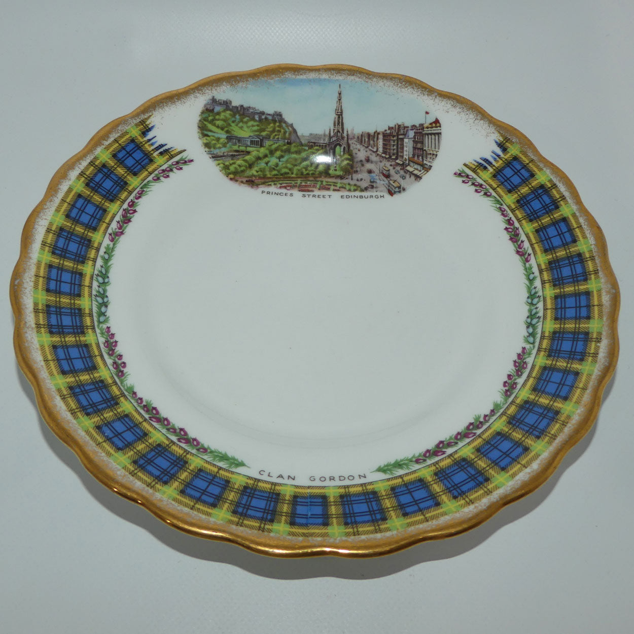 Taylor Kent Bone China Princes Street Edinburgh | Clan Gordon Tartan ...