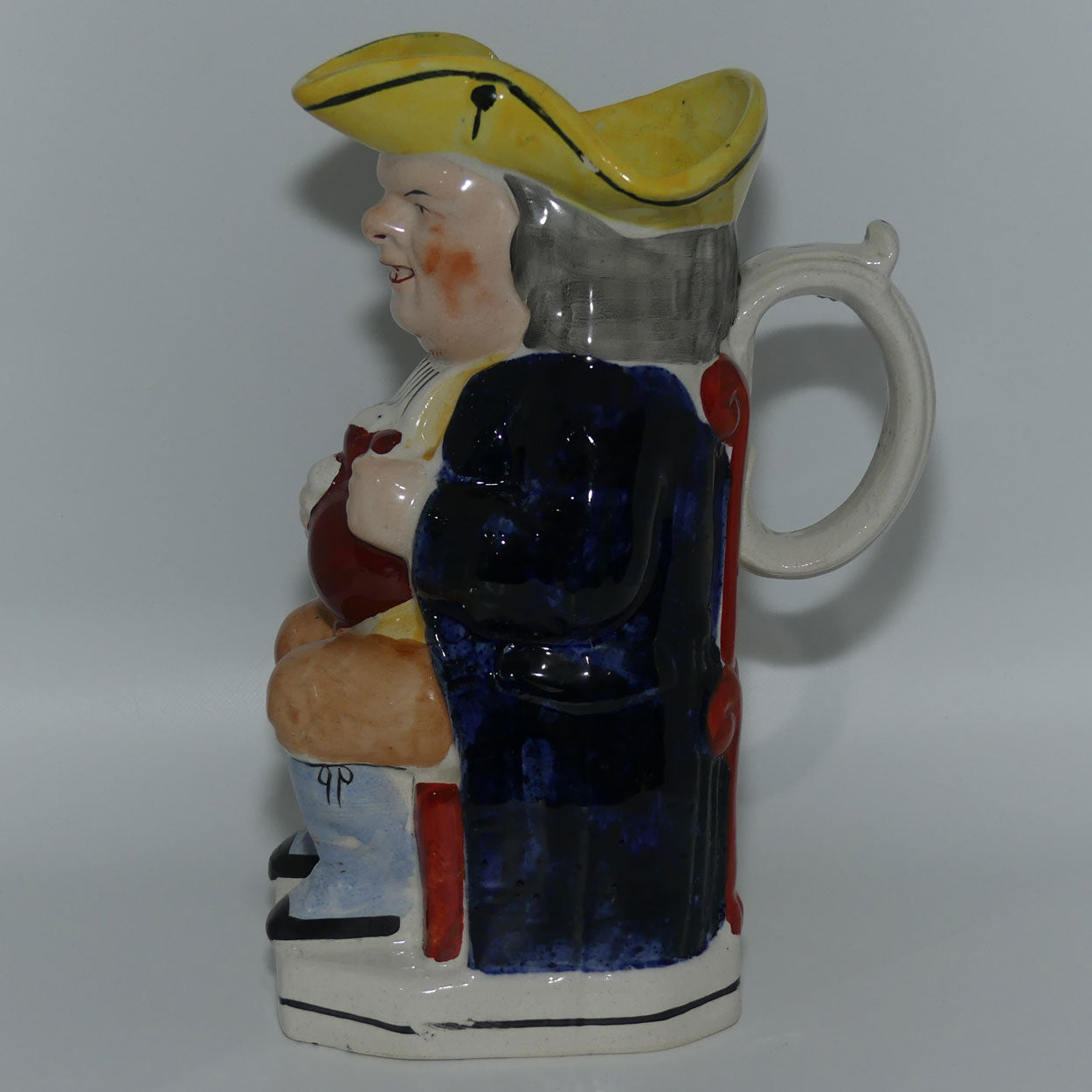 Early 20th Cent Staffordshire Pottery toby jug | Colourful – Roundabout ...