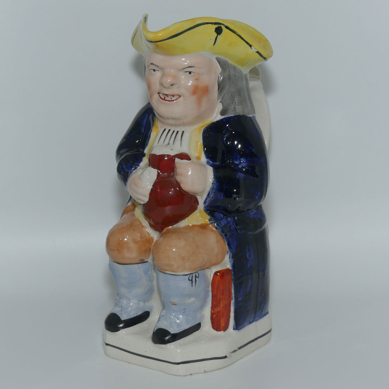 Early 20th Cent Staffordshire Pottery toby jug | Colourful – Roundabout ...